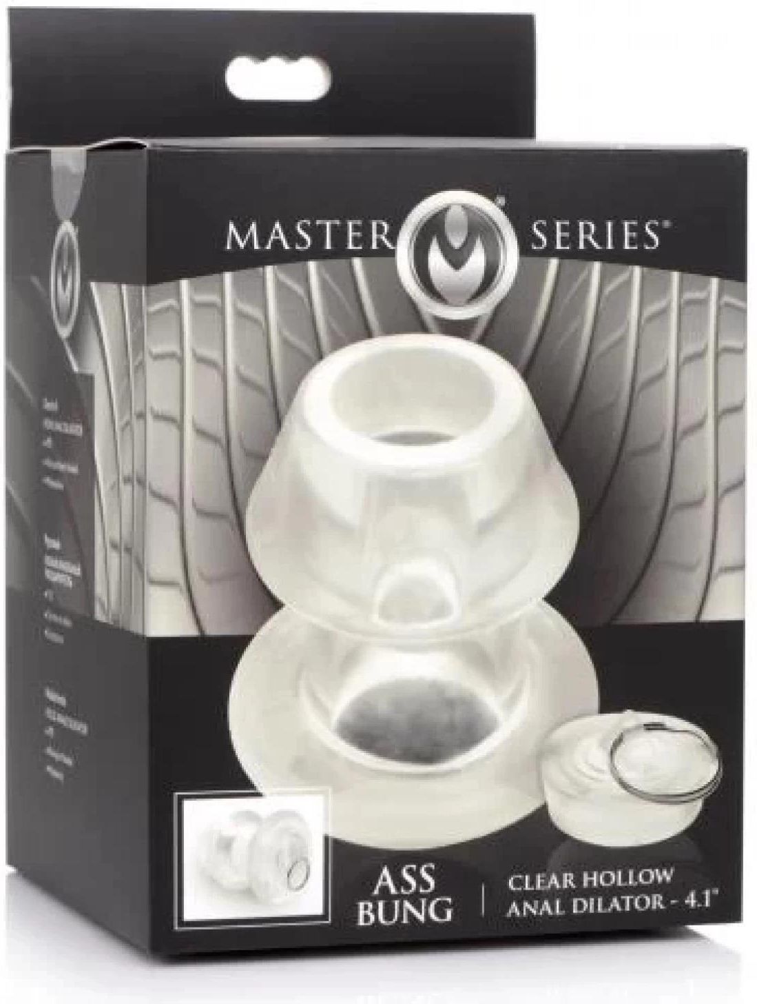 Master Series Zatyczka Analna Hollow Transparent Xl Przezroczysty ...