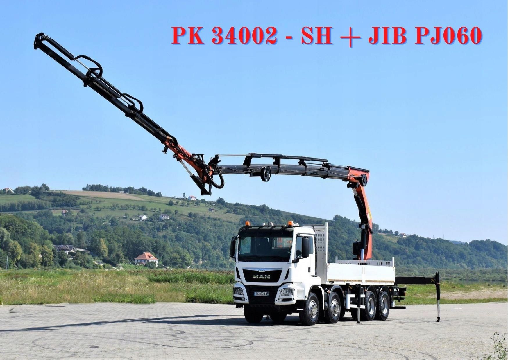 MAN TGS 35.440* PK 34002-SH F+JIB PJ060+PILOT/ 8x4 - Opinie i ceny na ...