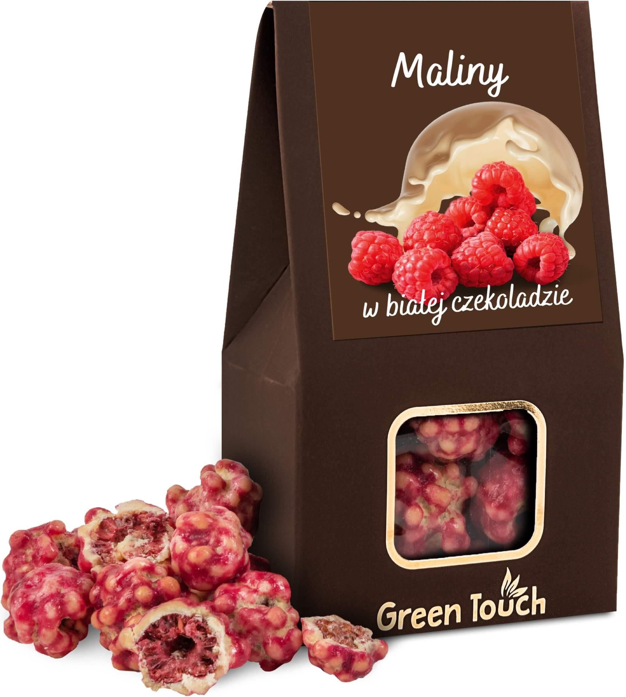 Green Touch Malina Liofilizowana W Białej Czekoladzie 100g - Ceny i ...