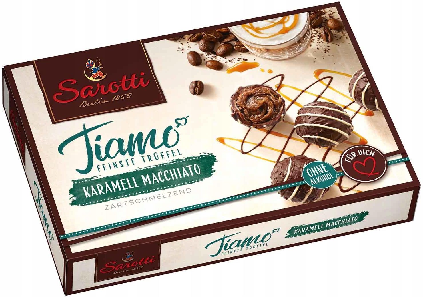 Sarotti Tiamo Trufle Z Nadzieniem Macciato Czekoladki 125g - Ceny i ...