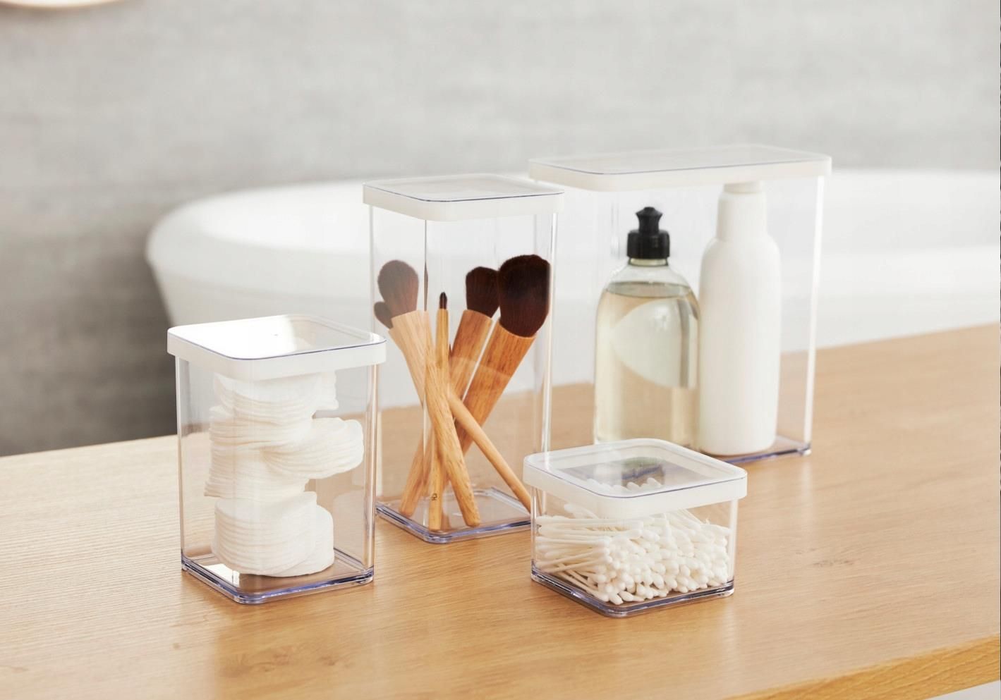 Rotho Pojemnik Loft 1L 8szt. Biała Obwódka - Opinie i atrakcyjne ceny ...