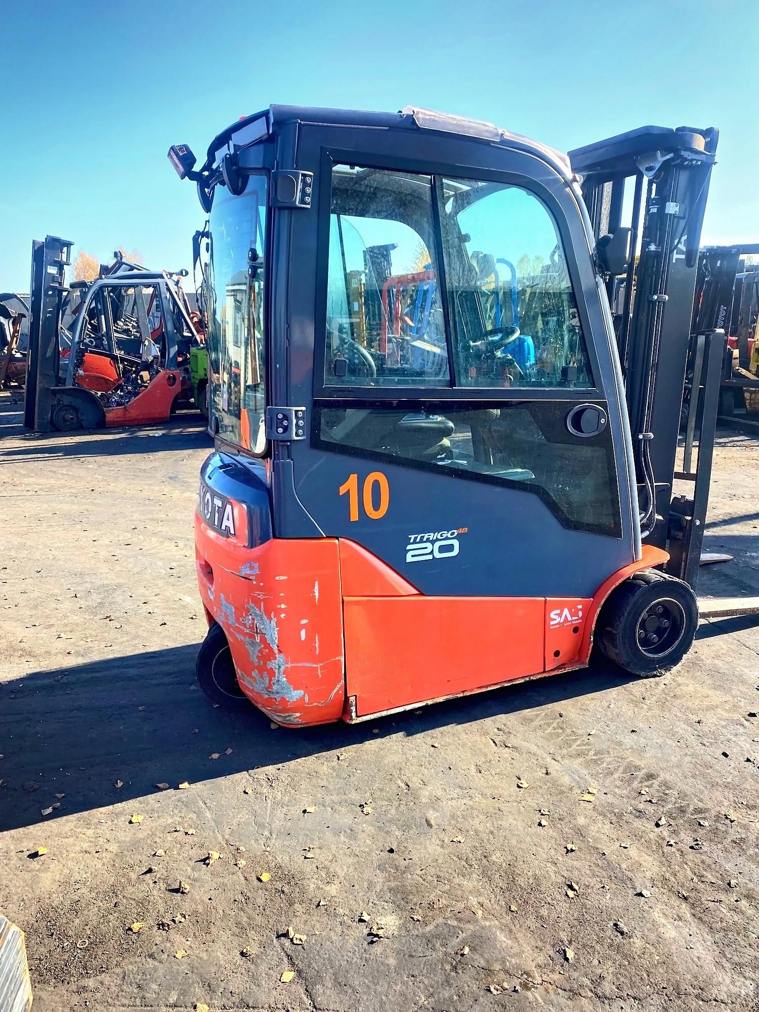 Wózek widłowy elektryczny TOYOTA 8FBE20T 4.7m 2.0T - Opinie i ceny na ...