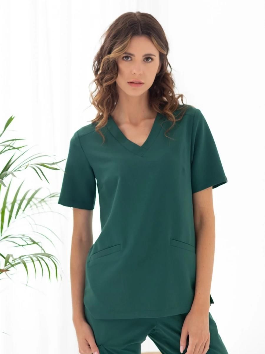 Scrubs Bluza Medyczna Lille Butelkowa Zieleń - Ceny i opinie - Ceneo.pl