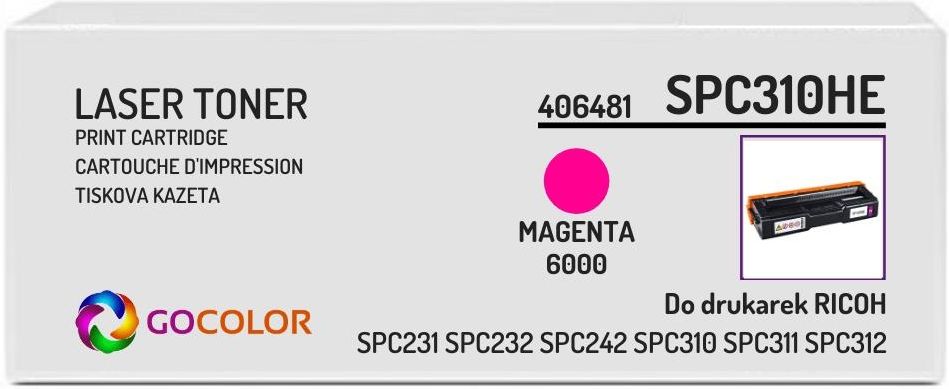 GOCOLOR TONER SPC310HE DO RICOH SPC320 SPC342 SPC311 MAGEN - Opinie i ...