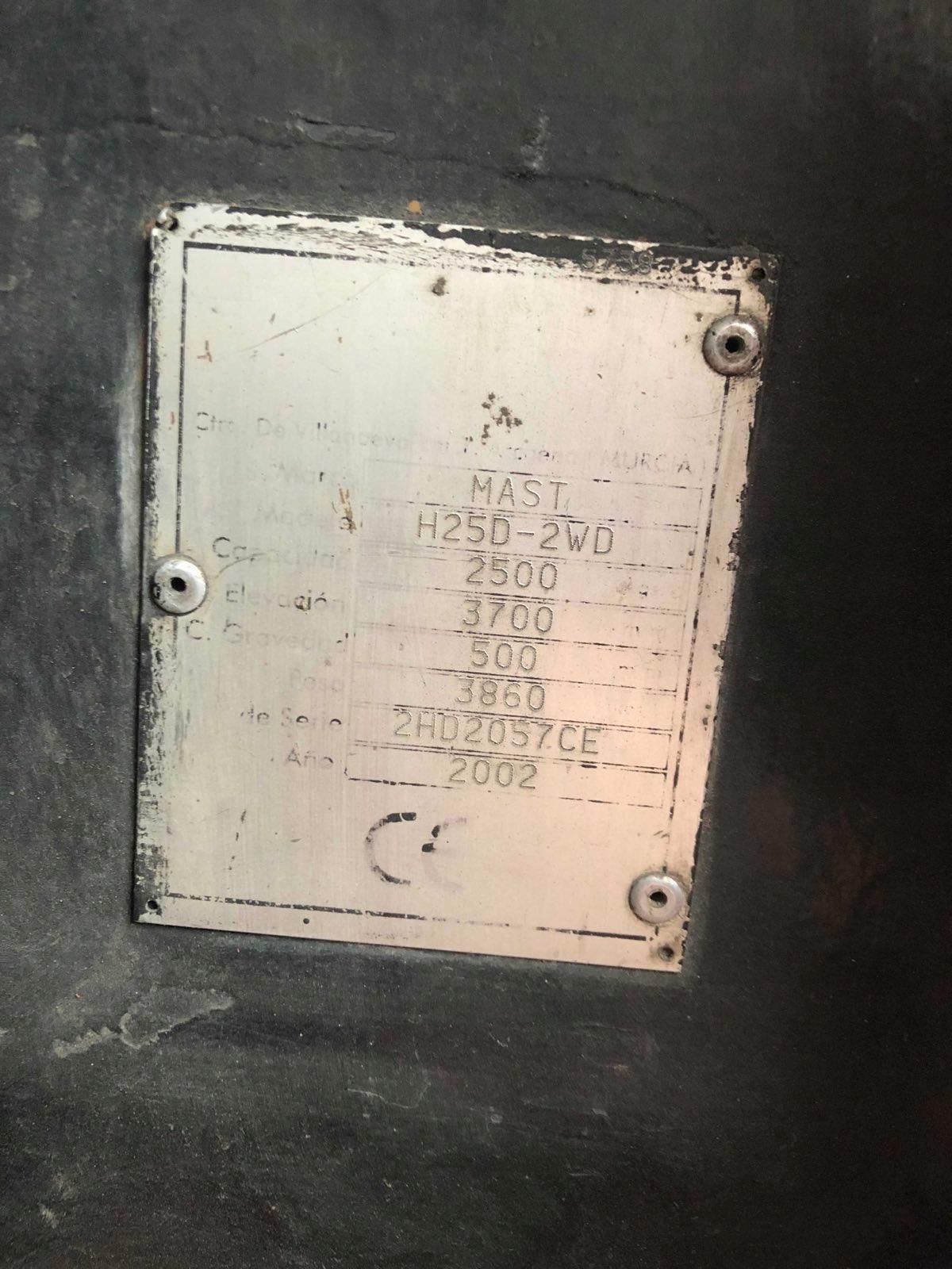 Wózek widłowy Mast Explorer H25D 2WD 2002r - Opinie i ceny na Ceneo.pl