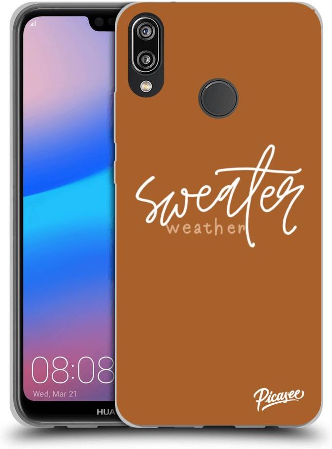 SILIKONOWE PRZEŹROCZYSTE ETUI NA HUAWEI P20 LITE - SWEATER WEATHER ...