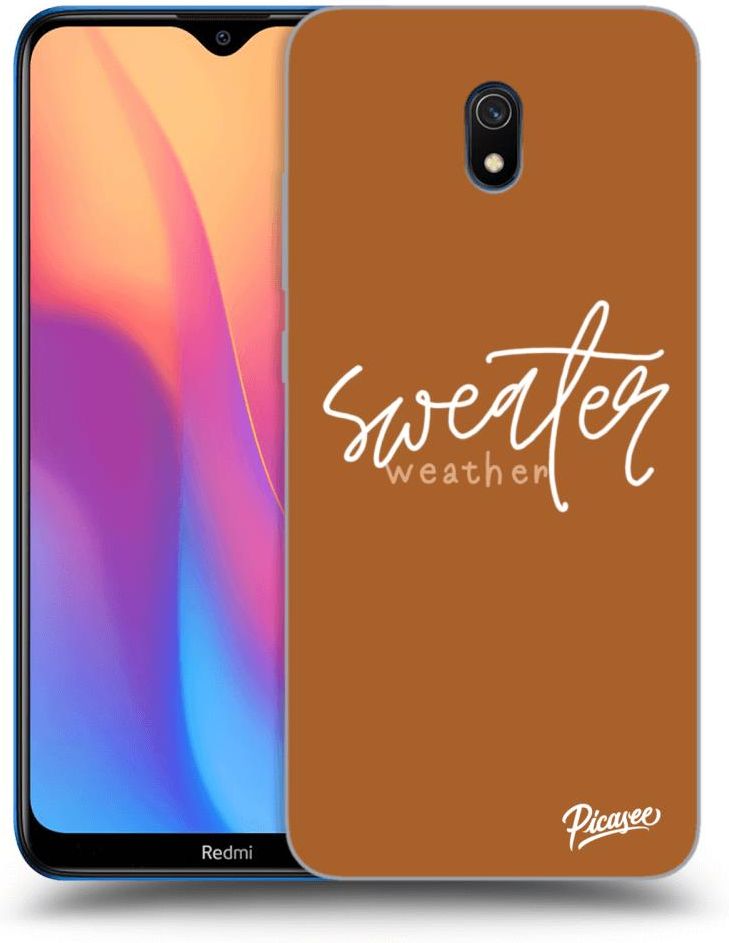 SILIKONOWE PRZEŹROCZYSTE ETUI NA XIAOMI REDMI 8A - SWEATER WEATHER ...