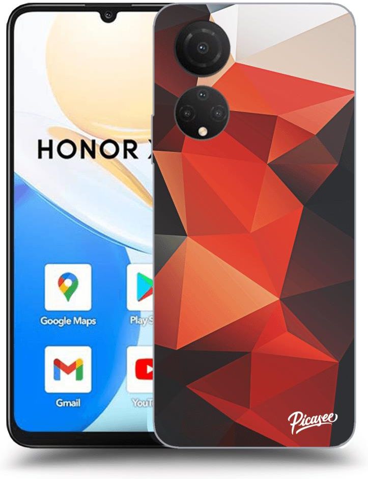 SILIKONOWE CZARNE ETUI NA HONOR X7 - WALLPAPER 2 - Etui na telefon ...