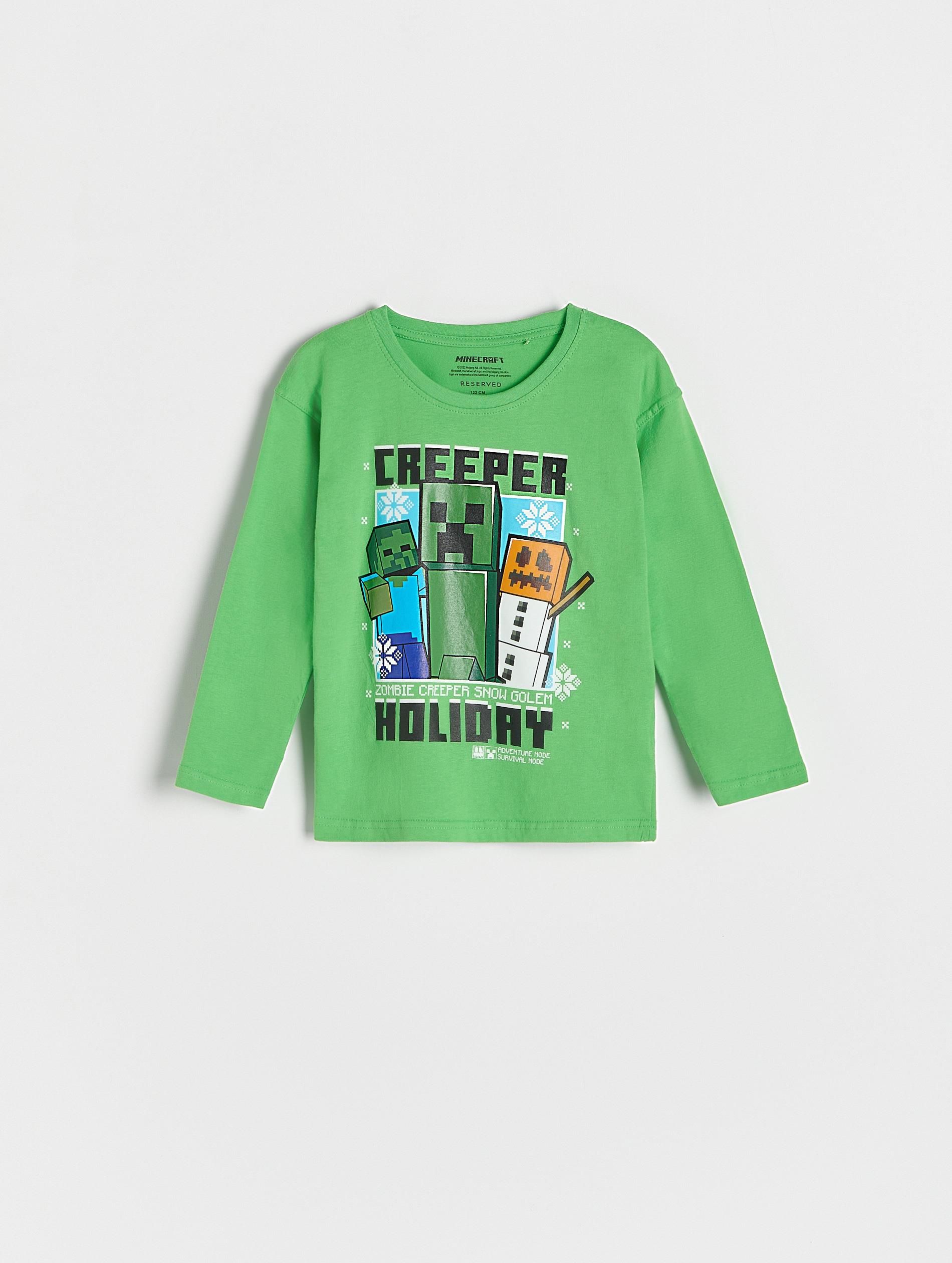 Reserved - Longsleeve Minecraft - Zielony - Ceny i opinie - Ceneo.pl