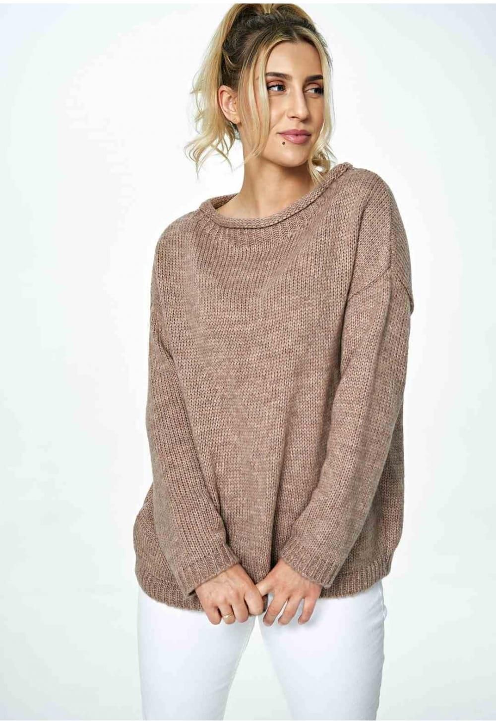 Sweter Damski Model M888 Brown - Ceny i opinie - Ceneo.pl