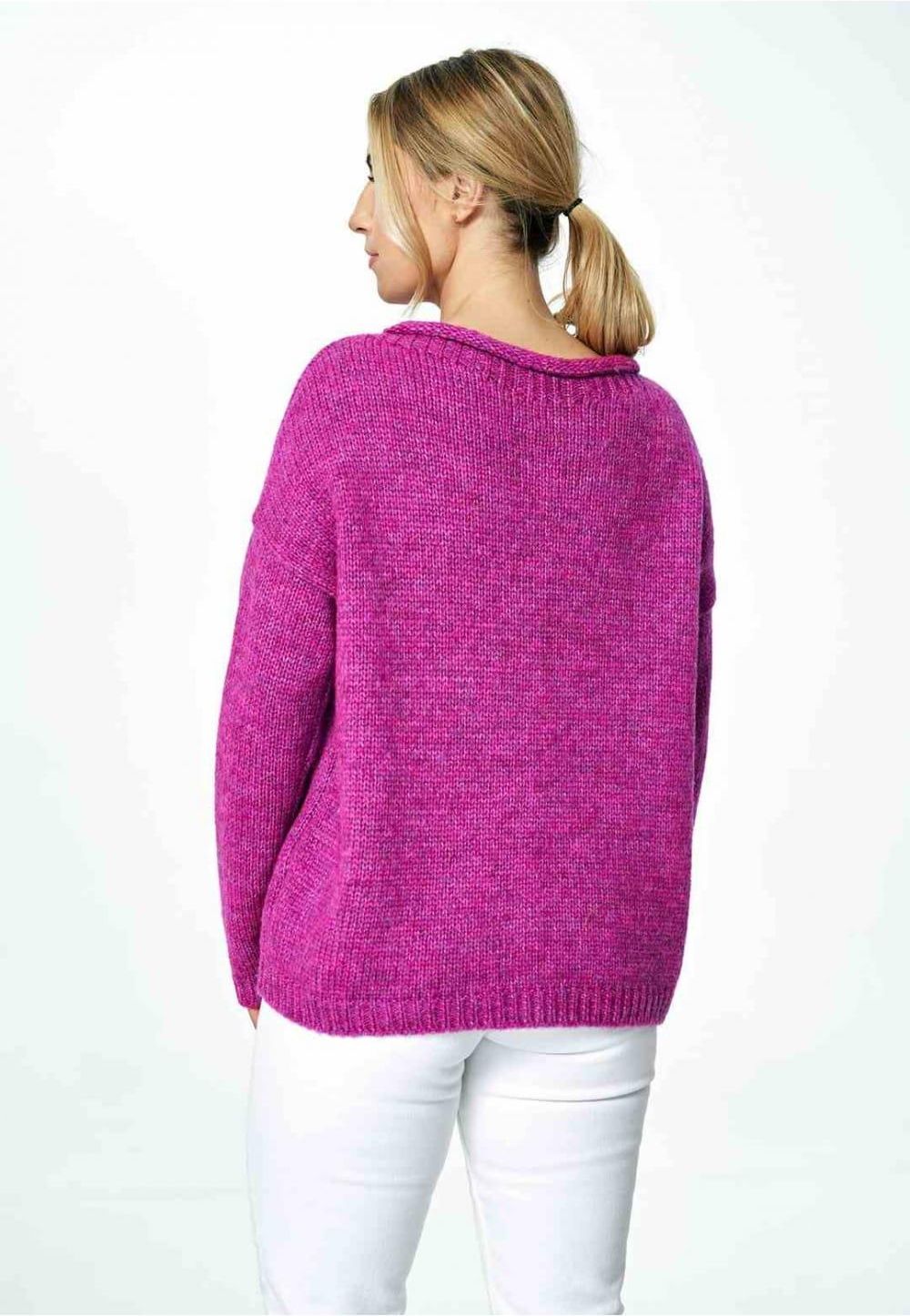 Sweter Damski Model M888 Fuksja - Ceny i opinie - Ceneo.pl