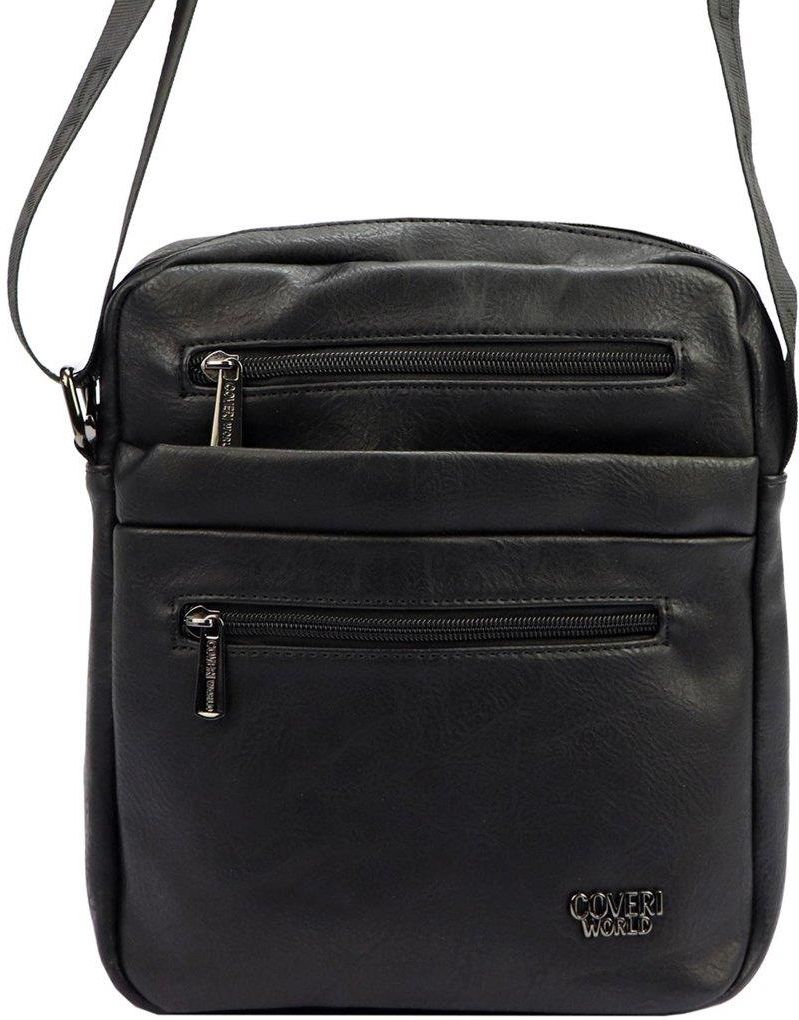 Męska saszetka na pasku ze skóry ekologicznej Coveri World - Ceny i ...