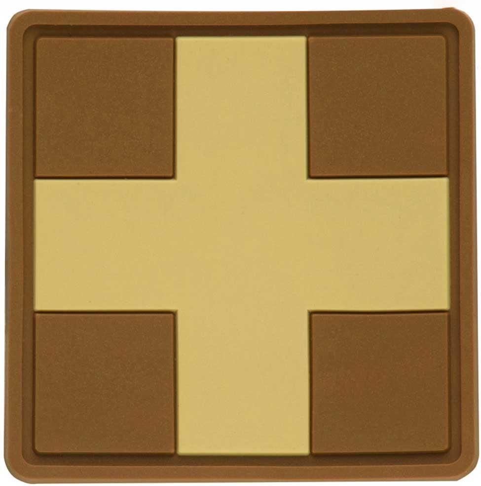 Naszywka medyczna M-Tac Medic Cross Square PVC - Coyote (51124005 ...