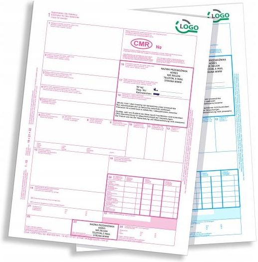 Cmr List Przewozowy + Zadruk Logo I Danymi - Ceny i opinie - Ceneo.pl