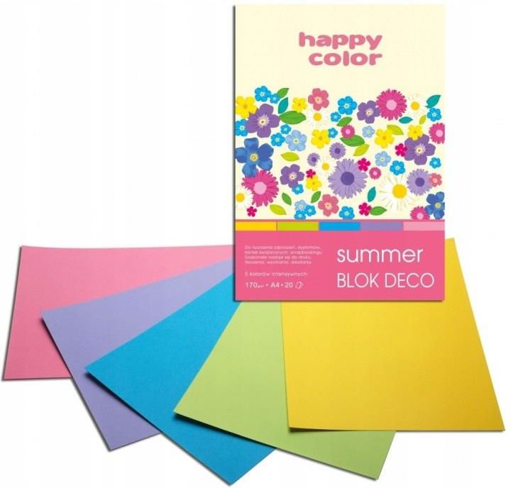 Happy Color Papier Kolorowy Do Kartek Dyplomów Format A4 - Ceny i ...