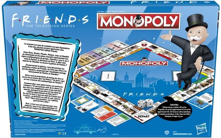 Hasbro Monopoly Friends TV Series Edition Wersja angielska E8714 - Gra ...
