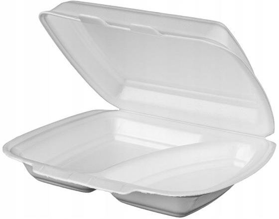 Linpac Pojemnik Obiadowy Styropianowy Dwudzielny 50Szt - Ceny i opinie ...