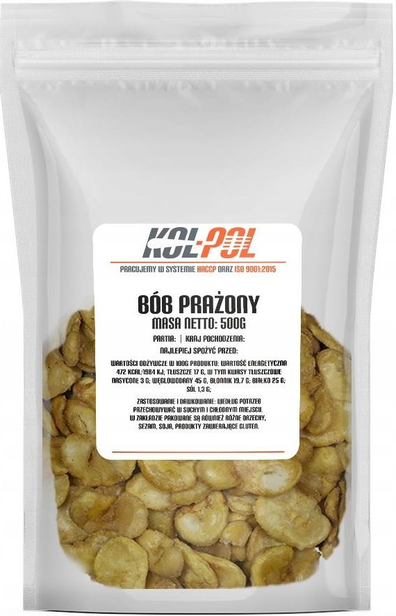 Kol Pol Bób Prażony Solony Chipsy 500g - Ceny i opinie - Ceneo.pl