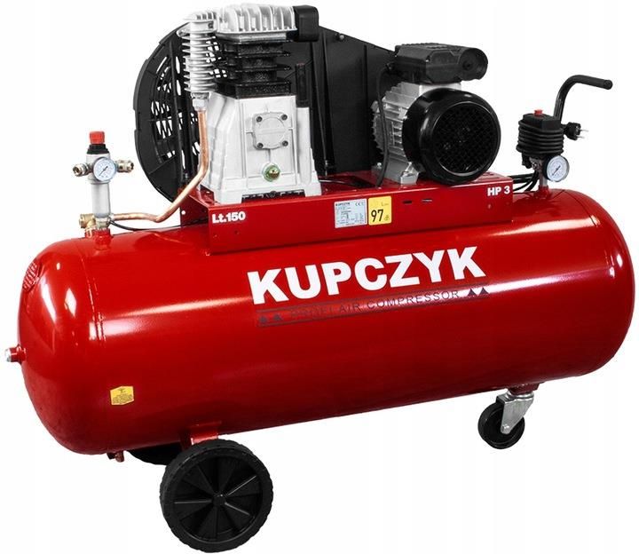 Kupczyk Kompresor Sprężarka B3800B 150L Kk 495/150 KK495150M - Opinie i ceny na Ceneo.pl