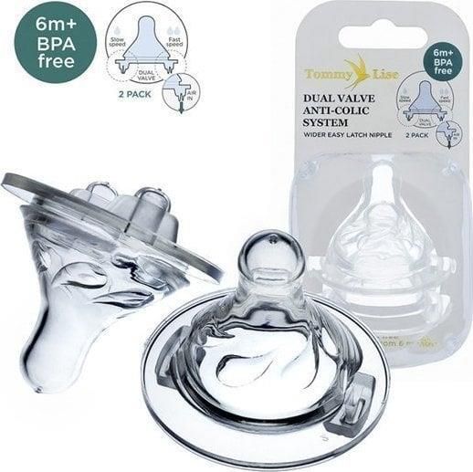 Tommy Lise Smoczek Do Butelek Antykolkowych 6+ 2Szt. 701023 - Ceny i ...