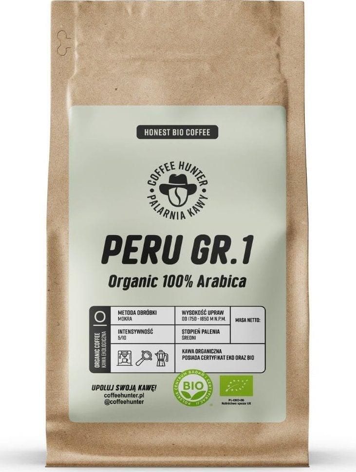 Kawa Coffee Hunter Organiczna Peru Gr.1 Ziarnista 500g - Ceny i opinie - Ceneo.pl