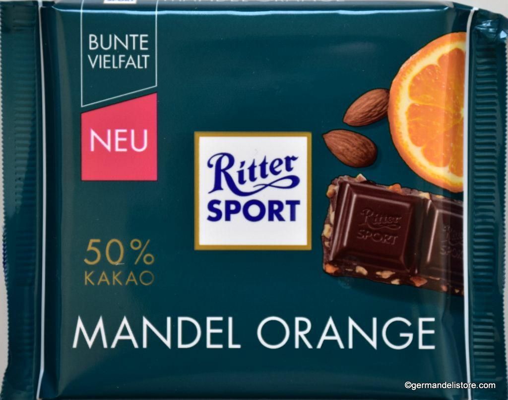 Alfred Ritter Sport Migdałowo Pomarańczowy 100G - Ceny i opinie - Ceneo.pl