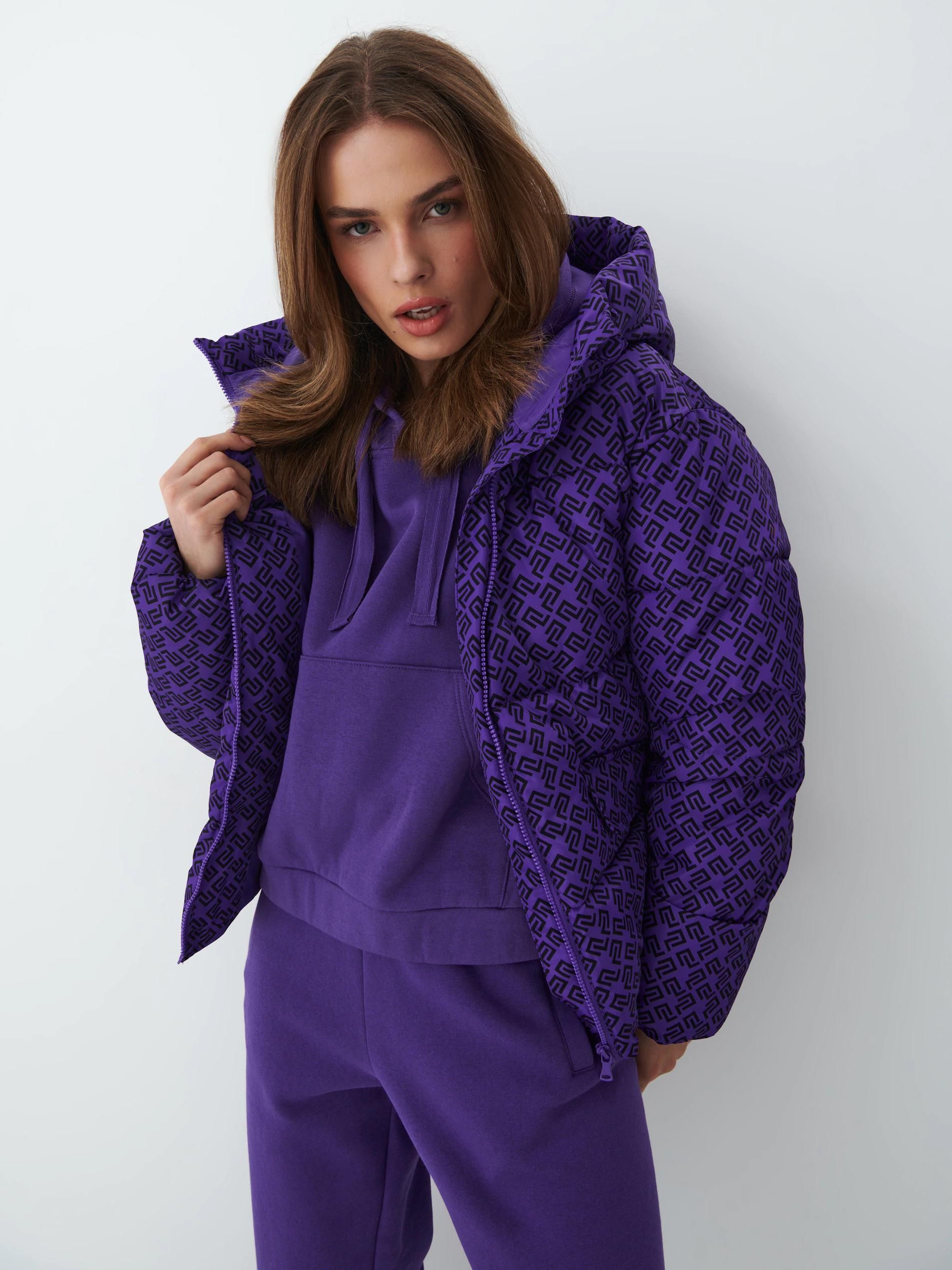 Mohito - Fioletowa kurtka puffer - Fioletowy - Ceny i opinie - Ceneo.pl