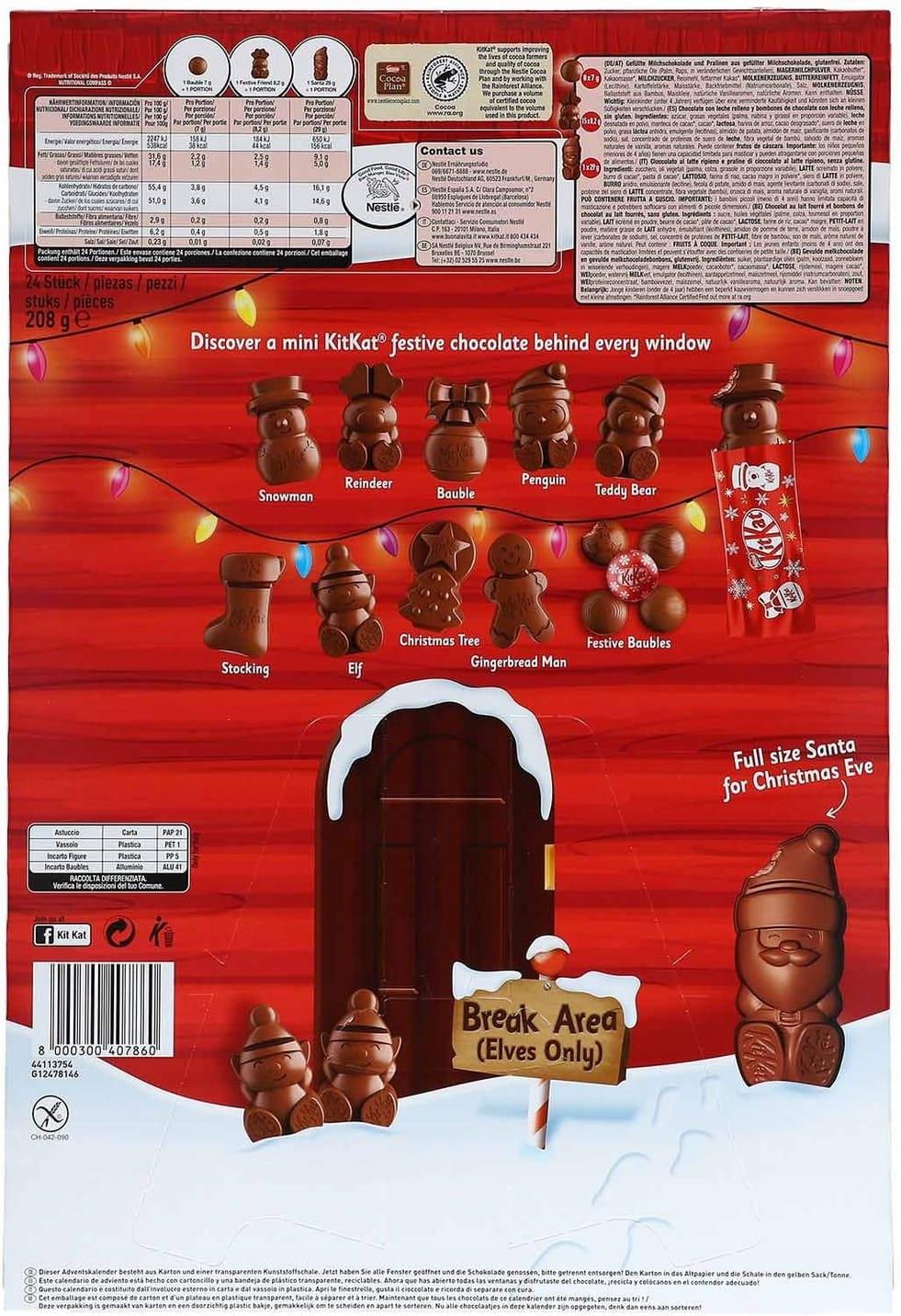 Kit Kat Kitkat Kalendarz Adwentowy Czekoladki Święta 208G - Ceny i ...
