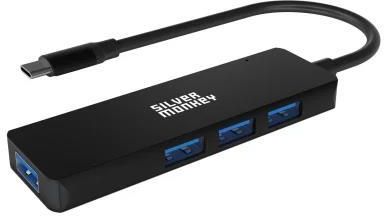 Hub USB Silver Monkey USB-C 4x USB 3.0 (Black) (SMA116) - Opinie i ceny ...