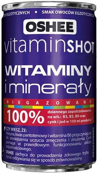 Oshee Vitamin Shot Witaminy I Minerały 150Ml - Ceny i opinie - Ceneo.pl