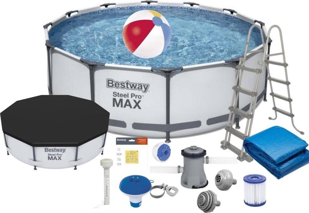 Bestway Basen 56418 3.66x1.00m - Ceny i opinie - Ceneo.pl