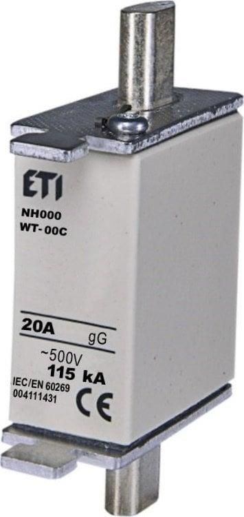 Eti Wkładka Bezpiecznikowa 20A Nh000 Gg 500V Ac Wt-00C 3378 - Opinie i ...
