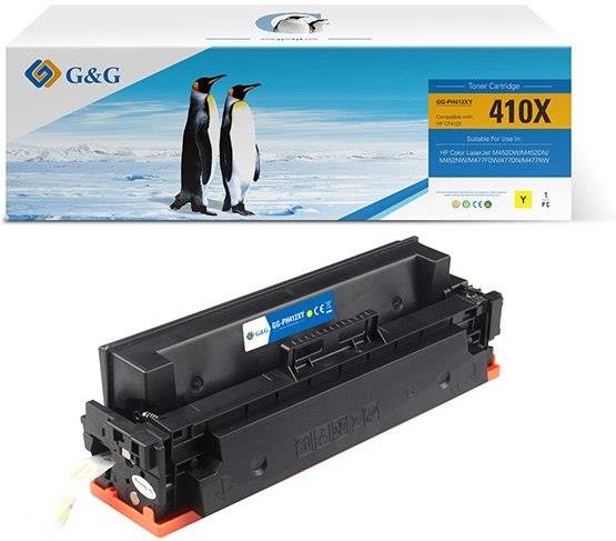 G&G KOMPATYBILNY TONER Z CF412X, YELLOW, 5000S, NT-PH412XY, HP 410X ...