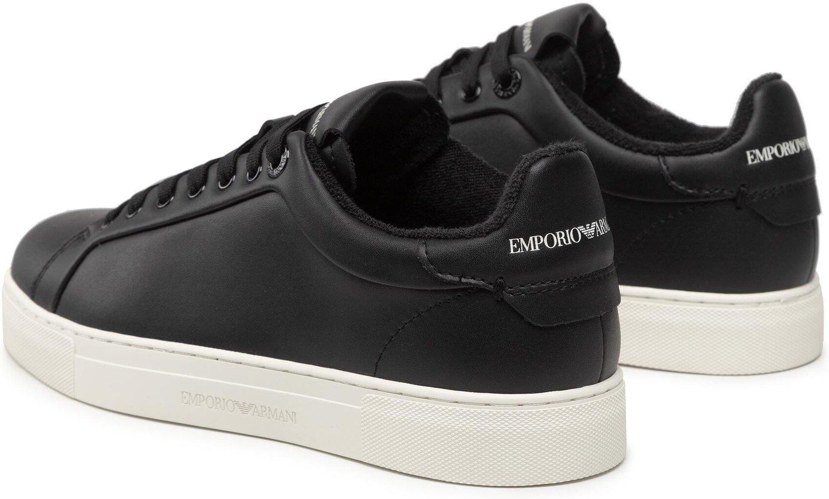 Emporio Armani Sneakersy X4X598 XF662 00002 Czarny - Ceny i opinie ...
