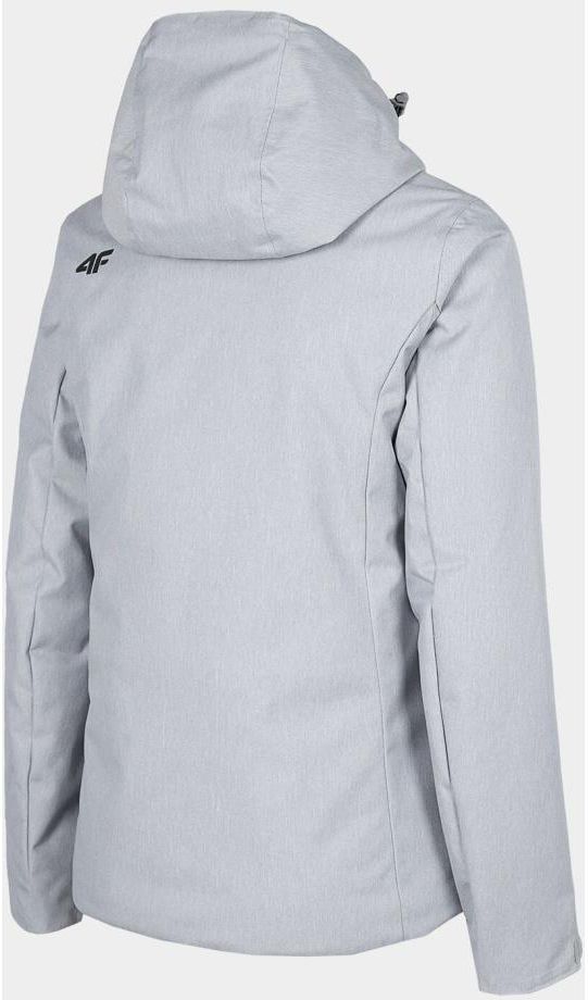 4f Damska Kurtka Narciarska H4z22 Kudn001 Cold Light Grey Melange Xl