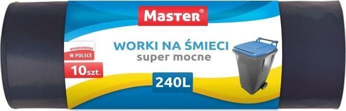 Master Worki Na Śmieci Super Mocne 240L 10Szt. - Opinie i atrakcyjne ...