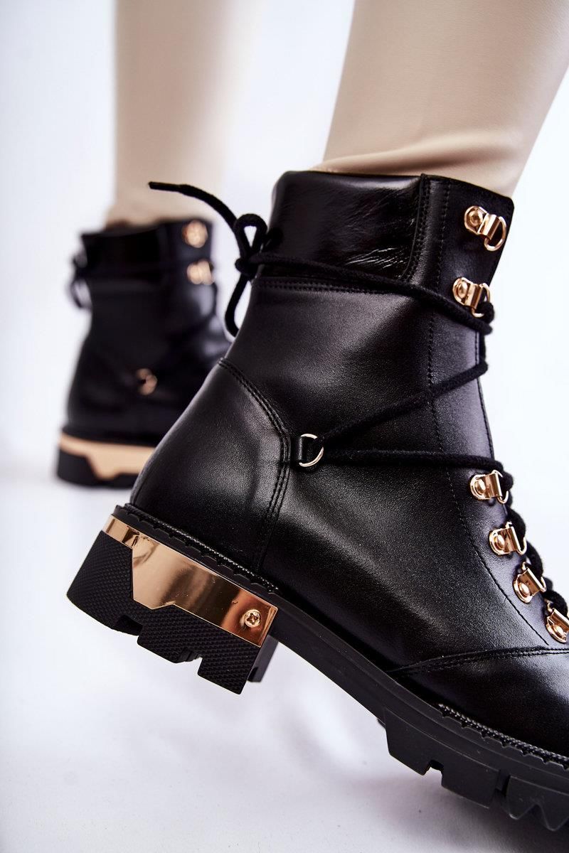 Botki Workery Lewski Shoes 3243 Czarne - Ceny i opinie - Ceneo.pl