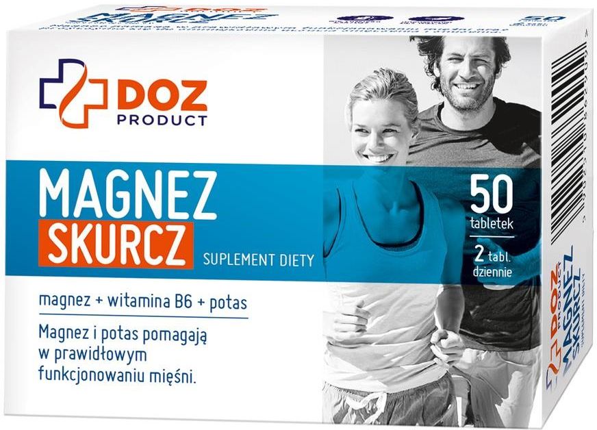 Doz Product Magnez Skurcz 50Tabl. Powlekane - Opinie i ceny na Ceneo.pl