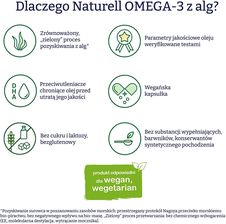 Naturell OMEGA-3 Z Alg 90kaps. - Opinie i ceny na Ceneo.pl