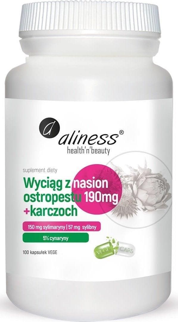Aliness Wyciąg Z Nasion Ostropestu I Karczocha 150 Mg Sylimaryny ...