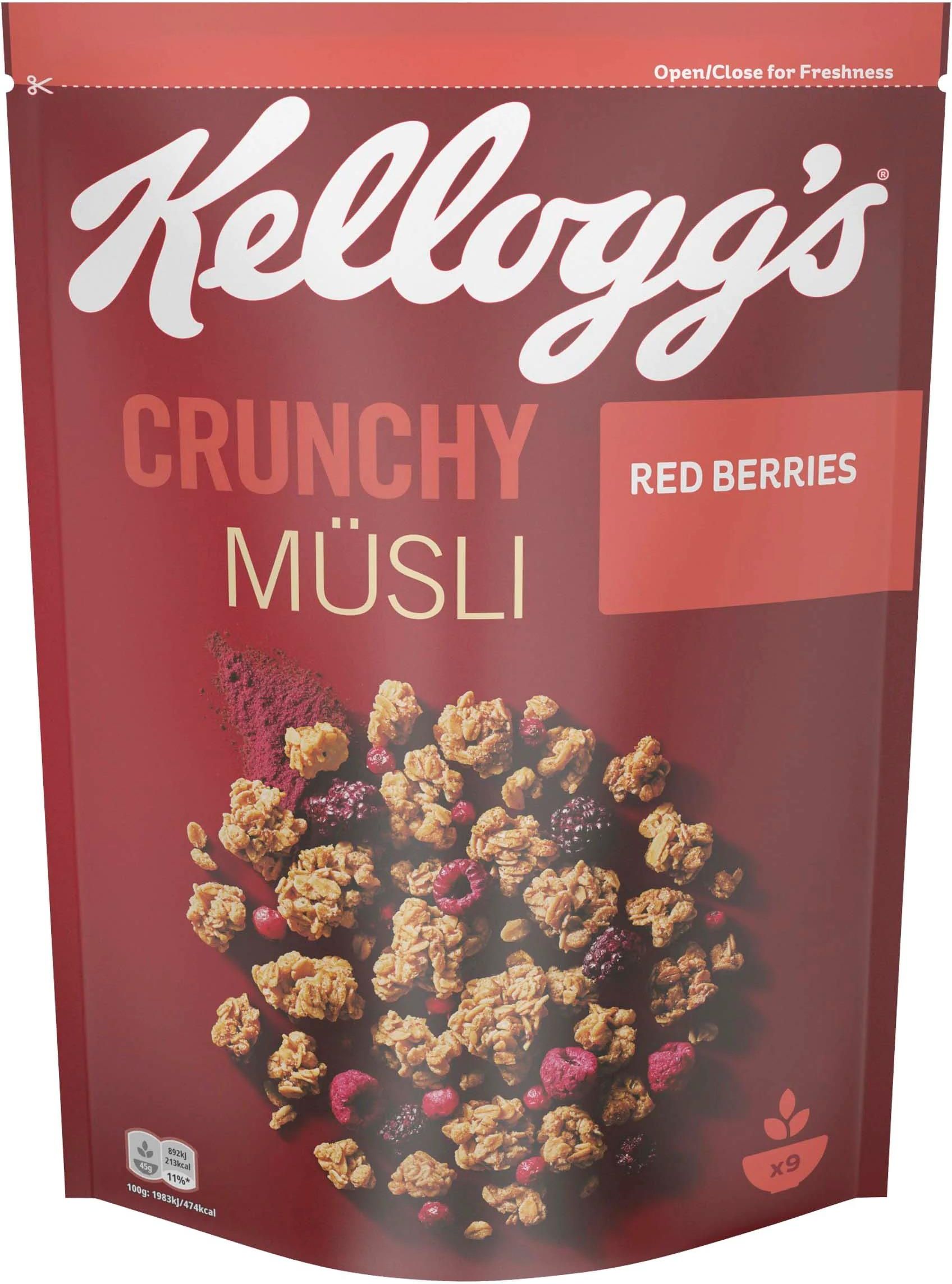 Kellogg’S Kelloggs Musli Crunchy Płatki Owocowe 0,5kg - Ceny i opinie ...