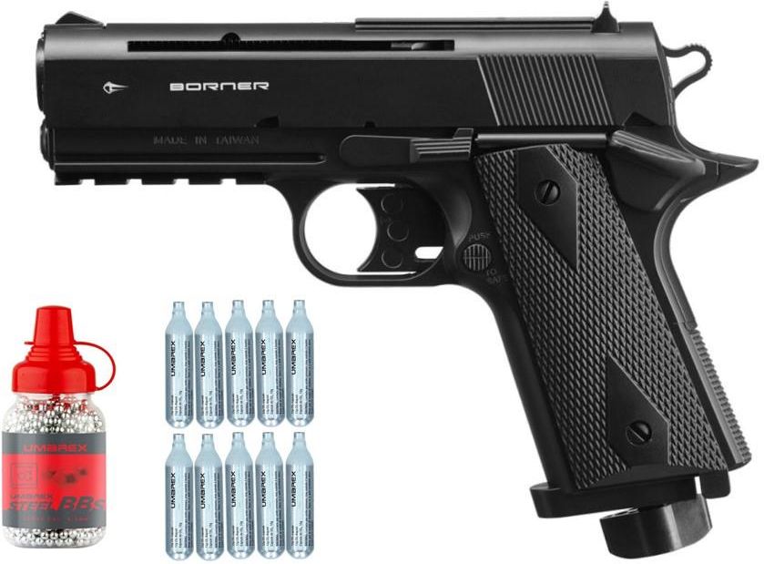 Borner Wiatrówka WC 401 4.5 mm + 10 CO2 + Śrut - Ceny i opinie - Ceneo.pl