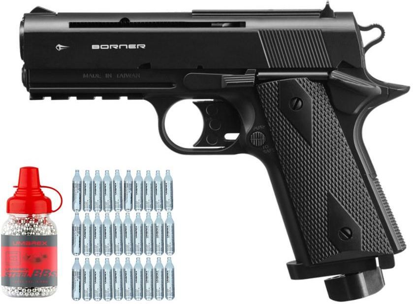 Borner Wiatrówka WC 401 4.5mm + 30 CO2 + Śrut - Ceny i opinie - Ceneo.pl