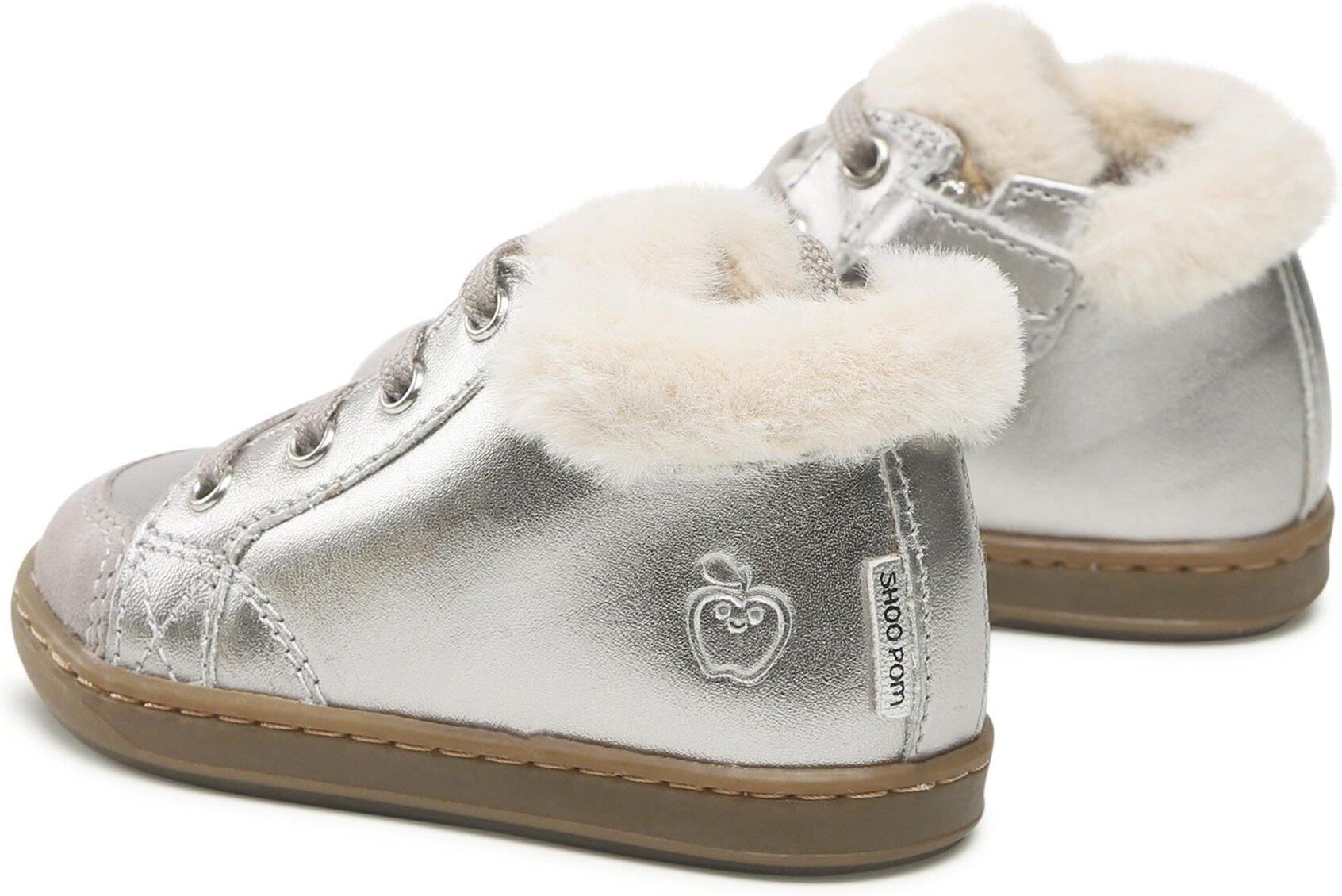 Shoo Pom Trzewiki Bouba Zip Hair N4BYDR0404 Srebrny - Ceny i opinie ...