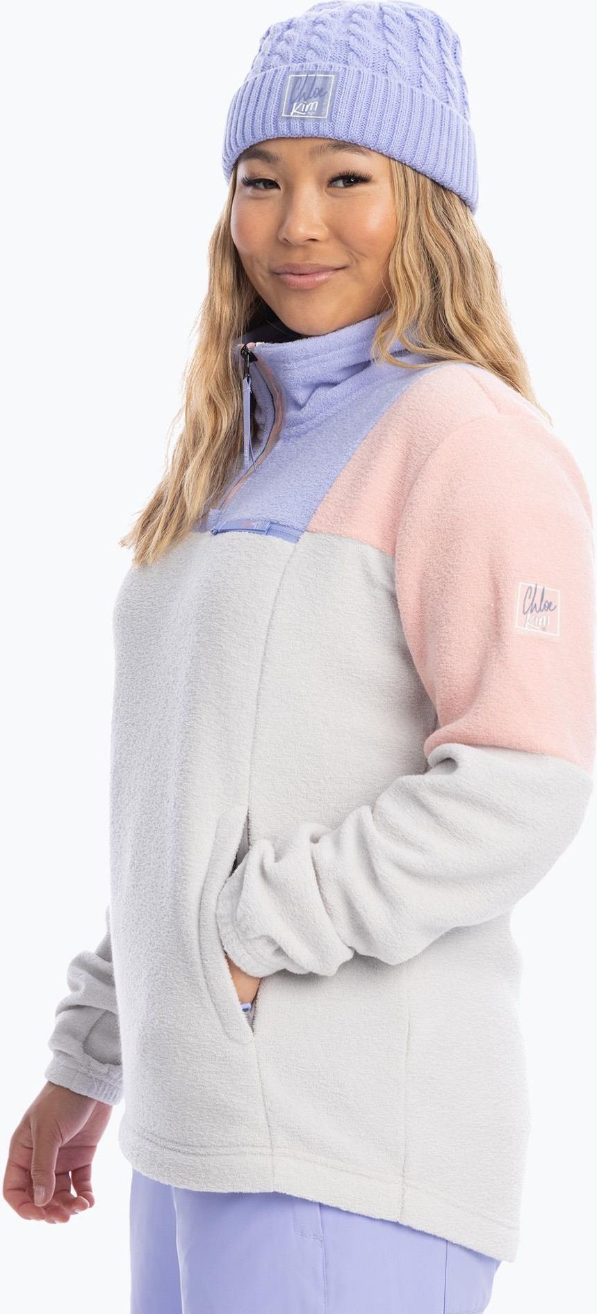 Roxy Bluza Damska Chloe Kim Layer Biało Różowa Erjft04589 - Ceny i ...