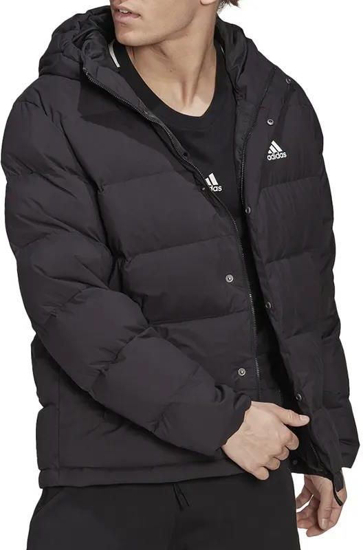 Kurtka adidas Helionic Hooded Down HG8751 - czarna - Ceny i opinie ...