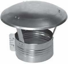 System kominkowy Term-System Daszek Kominowy Nasada Komina Z Obejmą Fi 160 Rura Darda160Oc ...