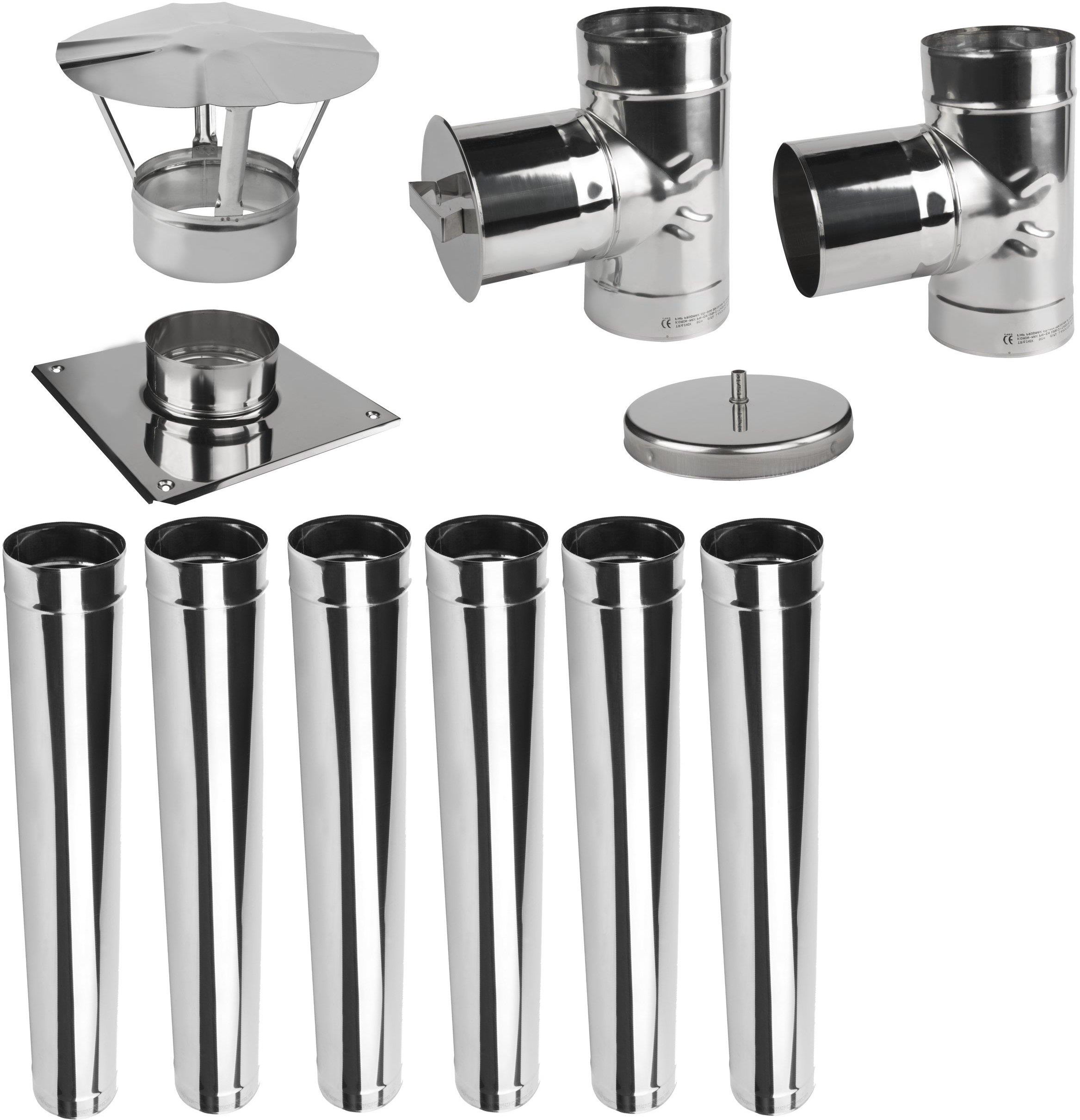 System kominkowy Bg-Invest Zestaw Wkład Kominowy Kwasoodporny Fi 120 6M - Opinie i ceny na Ceneo.pl