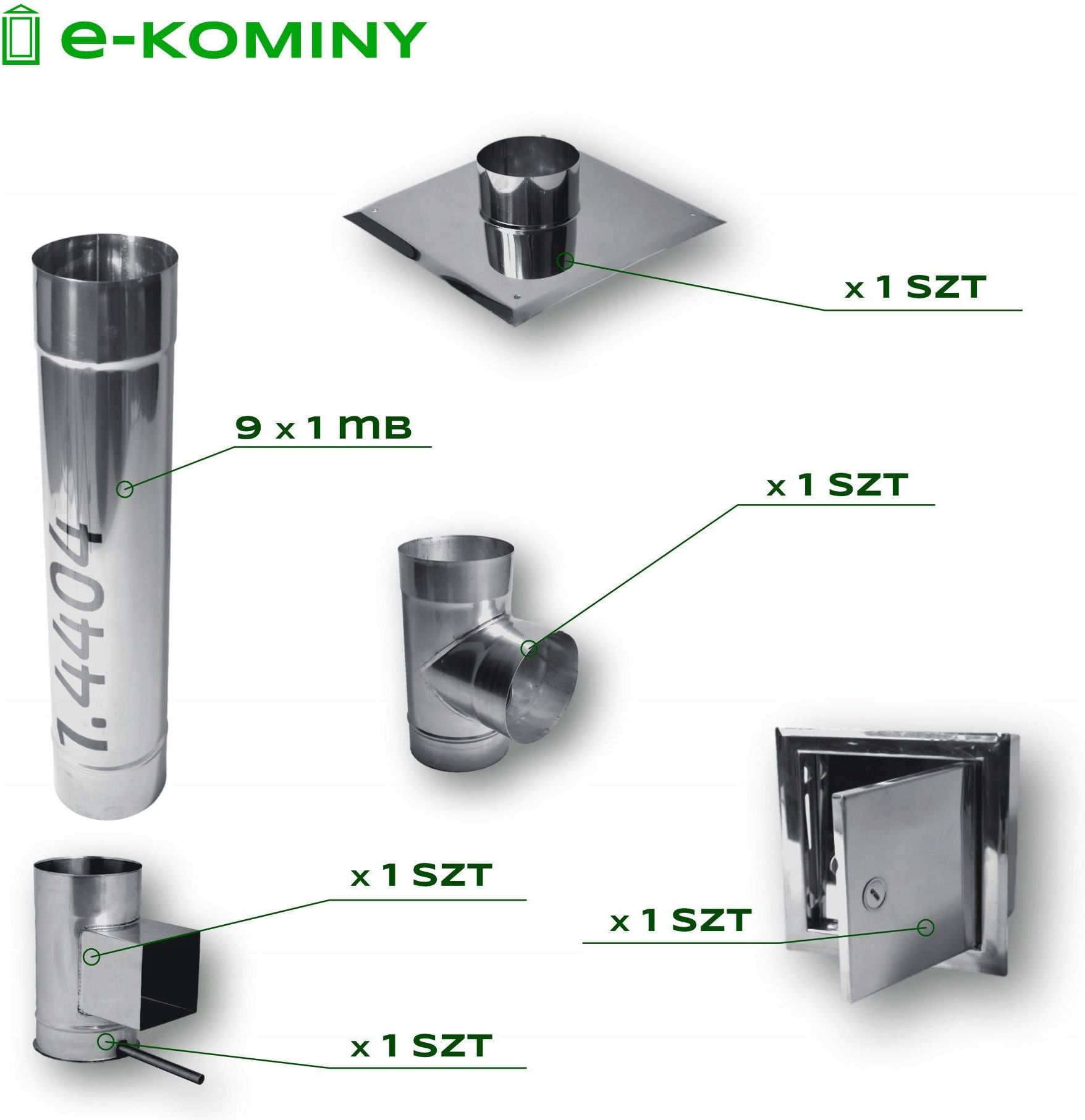 System kominkowy E-Kominy Wkład Kominowy Kwaso Żaroodporny Fi 130 1mm 9M 2 - Opinie i ceny na ...