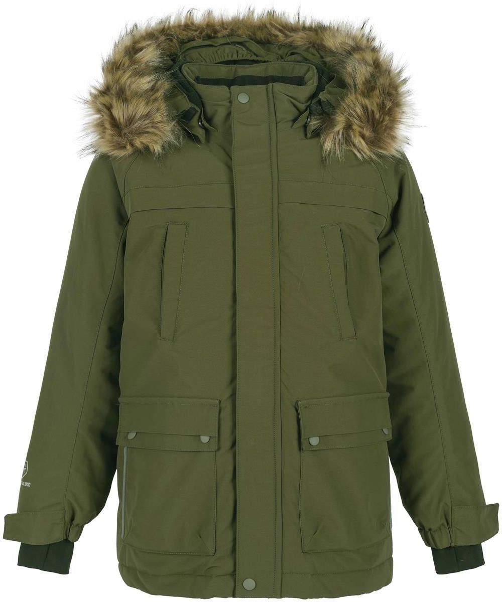 Color Kids Dziecięca Parka W. Fake Fur Af Oliwkowy - Ceny i opinie ...